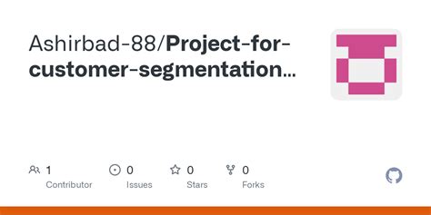 Github Ashirbad Project For Customer Segmentation Using K Means Clustering On Mall Data