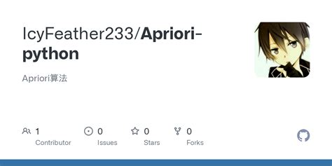 Github Icyfeather Apriori Python Apriori