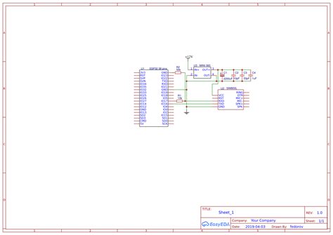 SIM800L To ESP32 Connection OSHWLab
