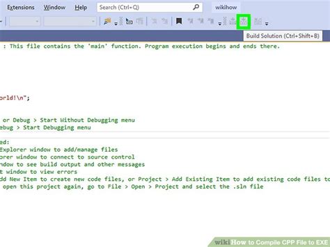 How To Compile Cpp File To Exe With Pictures Wikihow