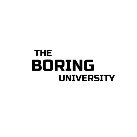 The Boring University Youtube