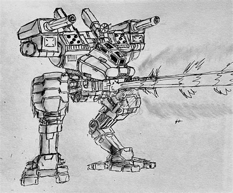Locust 3 Assault Mech R Battletech