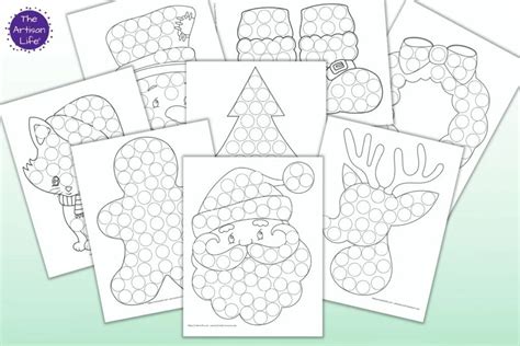 Free Dot Marker Printables Christmas