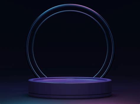 어두운 배경에 파란색 바탕이 있는 원형 개체 사진 Unsplash의 무료 번역하다 이미지