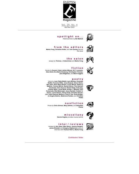 Eclectica Magazine Duotrope