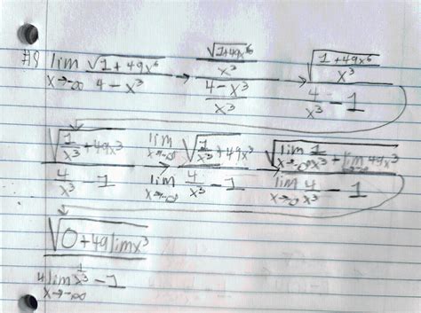 Solved Our Class Solves By Dividing The Numerator And Chegg