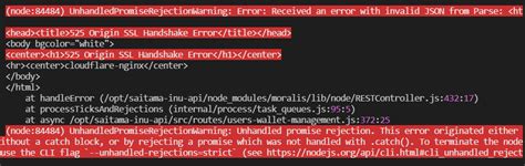 525 Origin Ssl Handshake Error Problems With The Server Technical