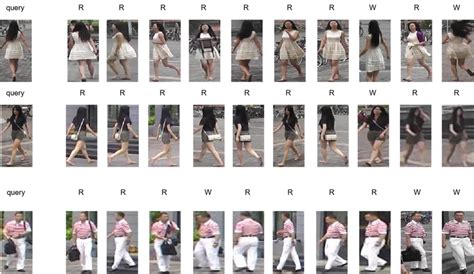 The Retrieval Results Of The Proposed Model On The Market 1501 Dataset Download Scientific