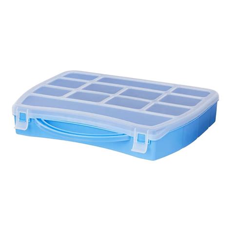 Caja Con Divisiones Aurrera De Plástico Con Tapa Con Múltiples