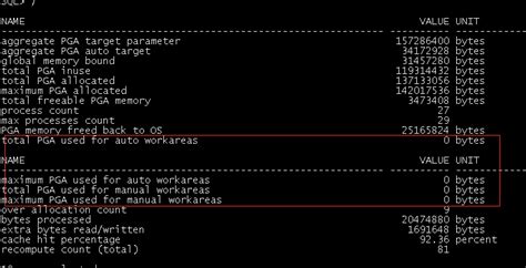 oralce pga aggregate target与workarea size policy相互关系验证 一回生，二回熟 博客园