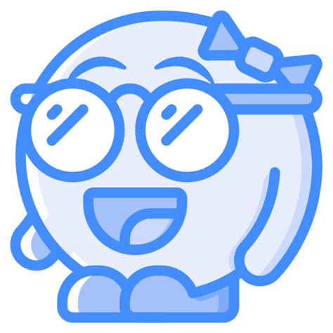 Nerd Basic Miscellany Blue Icon