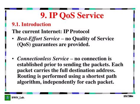 PPT 9 IP QoS Service PowerPoint Presentation Free Download ID 5141256