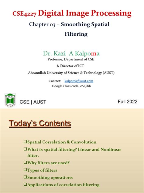 3 3 smoothing spatial filtering pdf algorithms signal processing