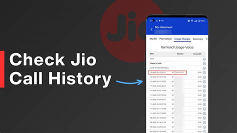 Jio Call History
