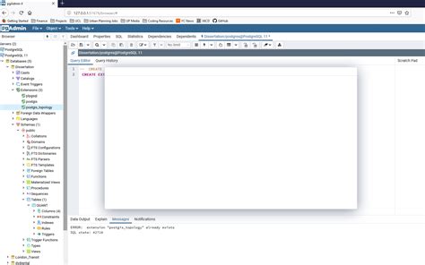 What Is This Blank White Box In Pgadmin 4 Super User