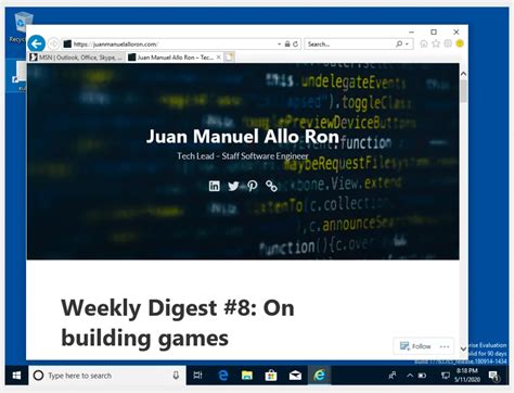 Debugging IE With VirtualBox Juan Manuel Allo Ron