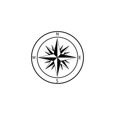 Compass Icon Logo Vector Stock Illustration Illustration Of Scale