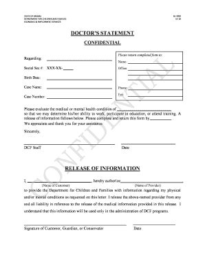 Dr Statement Fill Online Printable Fillable Blank PdfFiller