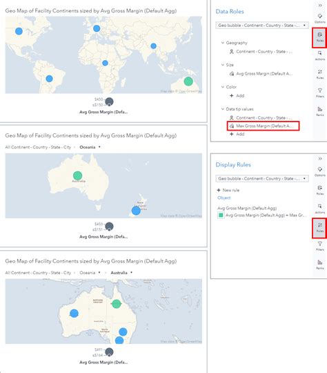 Va Report Example Use A Display Rule To Highlight The Maximum Of An