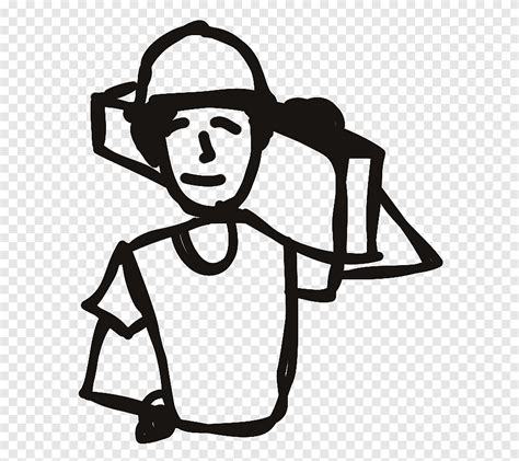 การ์ตูนขาวดำ การ์ตูน คน ตัวละคร ภาพลายเส้น หมวก ข้อต่อ พฤติกรรม การ์ตูน พฤติกรรม Png