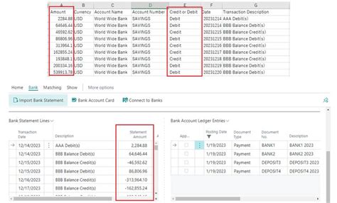 Dynamics 365 Business Central Add More Custom Processing When Importing Bank Statement Bank Exp