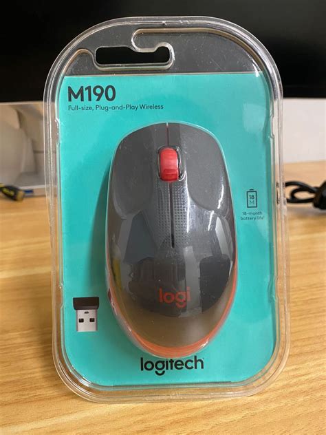 Logitech Wireless Mouse M190 Computers And Tech Parts And Accessories Mouse And Mousepads On Carousell