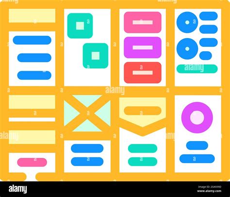 Crazy 8s Ux Ui Design Color Icon Vector Crazy 8s Ux Ui Design Sign Isolated Symbol
