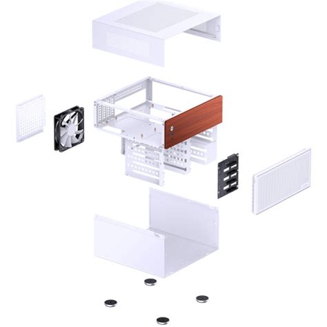 Корпус Jonsbo N4 White — купить по низкой цене в интернет магазине ОНЛАЙН ТРЕЙД РУ