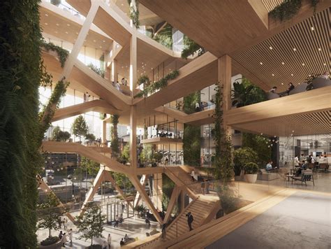 Nbbj Releases Concept For Modular Mass Timber Lab Building