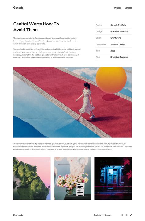 Genesis Bootstrap Grid Portfolio Template Sketch Bypeople