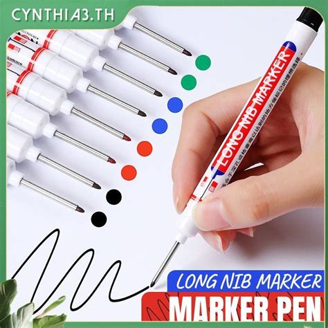 Long Nib Markers หัวยาว Marker ปากกาห้องน้ำงานไม้ตกแต่ง Multi Purpose