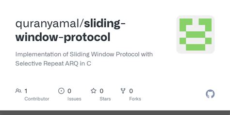 Github Quranyamalsliding Window Protocol Implementation Of Sliding