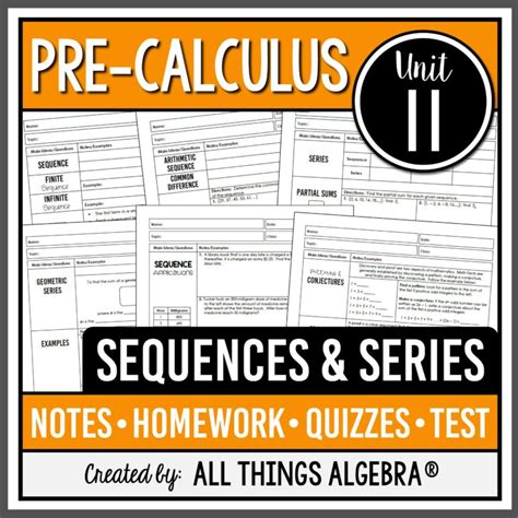 Pre Calculus Unit 5 Trigonometric Functions All Things Algebra®