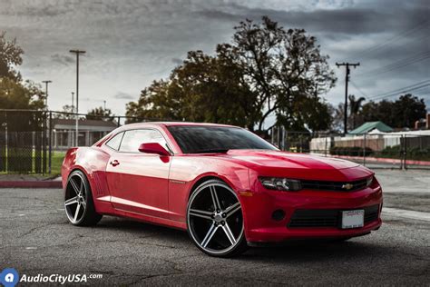 24 Iroc Wheels Black Machined 5 Lugs Rims For 2014 Chevrolet Camaro Rs