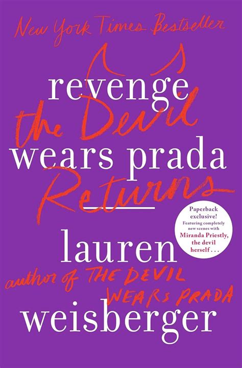 Revenge Wears Prada The Devil Returns Weisberger Lauren