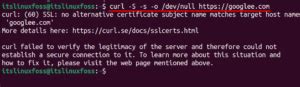 How To Hide Curl Output In Linux Its Linux FOSS