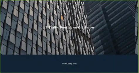 Routing Traffic Via Secondary Ip Address Interface On Old Server Setup