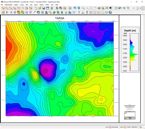 Displaying Histogram Color Bars Petrosys