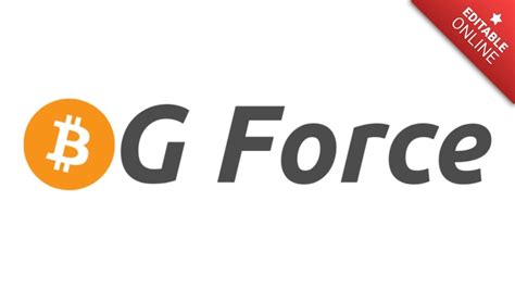 G Force Bitcoin Font Text Effect Generator