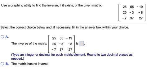 solved use a graphing utility to find the inverse if it