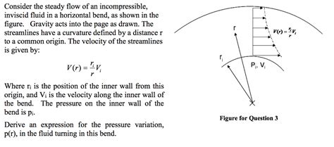 Solved Consider The Steady Flow Of An Incompressible