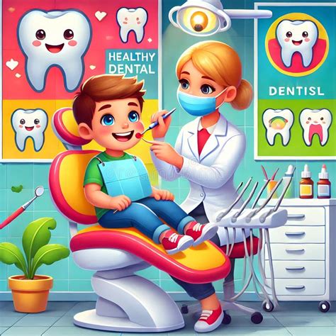 Dentist Cartoon Clip Art Dental Caricature Vector Art Icons And