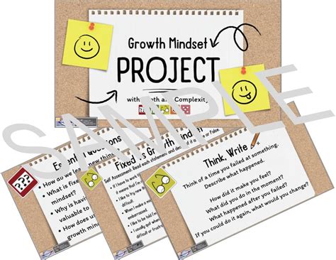 growth mindset project with depth and complexity 3rd 7th grade