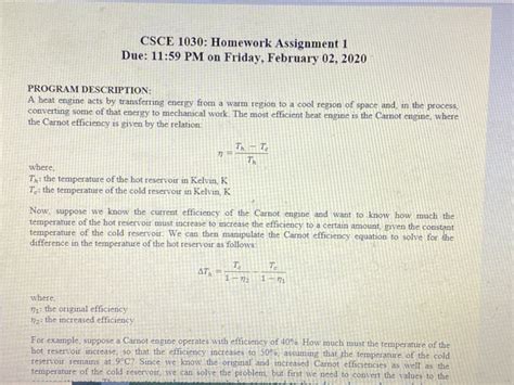 csce 1030 homework assignment 1 due 11 59 pm on