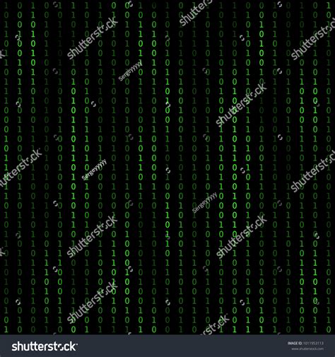 Binary Code Blockchain Technology Algorithm Decryption Stock Vector