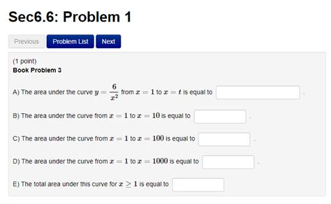Solved Sec6 6 Problem 1 Previous Problem List Next 1
