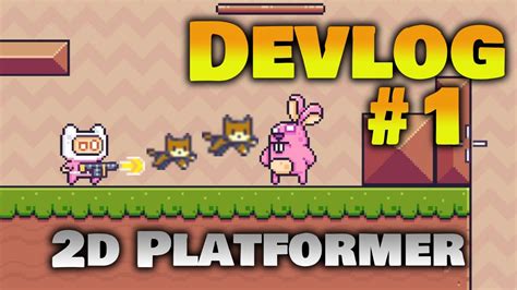 2d Platformer Shooter Weekly Unity Game Development Devlog 1 Youtube