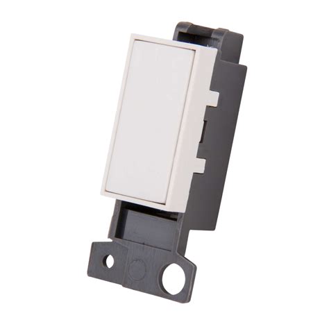 Scolmore Click Mini Grid Module Blank Polar White MD PW CEF