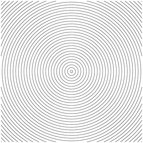 Premium Vector Concentric Circular Line Pattern Design