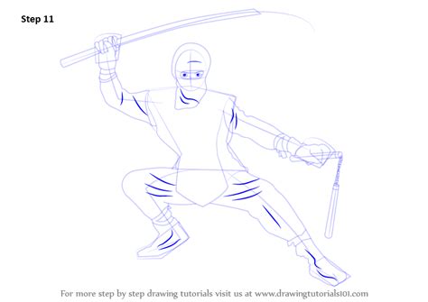 Learn How To Draw A Ninja Ninjas Step By Step Drawing Tutorials